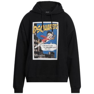 Dsquared2 Betty Boop Schwarzer Hoodie