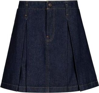 Calvin Klein Jupe pliss&eacute;e en jean