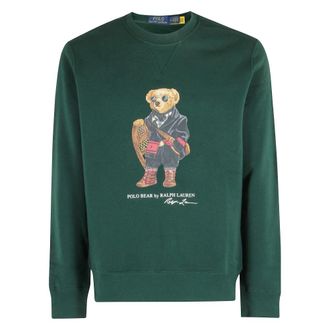 Polo Ralph Lauren Homme, Sweatshirts et sweats &agrave; capuche, Vert, Taille: XL Bear SweaT-shirt