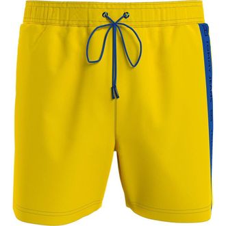 Tommy Jeans Herren Badehose Medium Drawstring Mittellang, Gelb (Vivid Yellow), L