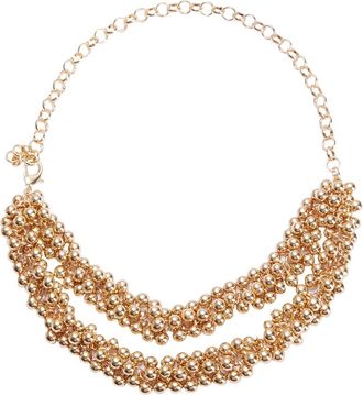 8 by YOOX MULTIPLE SPHERES NECKLACE