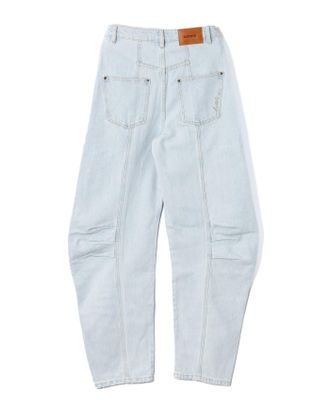 Rotate Light Blue Denim Cargo Jeans - Blue