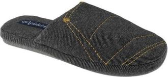 Generico de fonseca Pantoufles en coton pour hommes, modèle Roma Top E M833, Noir, 37/38 EU