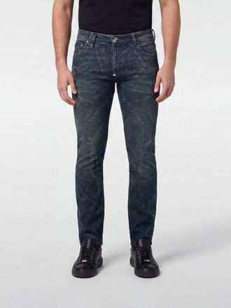 Philipp Plein Jeans Homme couleur Bleu