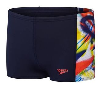 Speedo Kinder Badehose DIGI ALOV PANL ASHT JM BLACK/RED