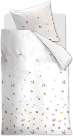 Marjolein Bastin Coastal bettwäsche-set 2 tlg. - 155x220 - Natur - Baumwollsatin - mit Reißverschluss