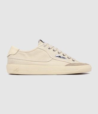 Autry Baskets Homme Windscape Low Canv Sue Cream, Capsule Flash