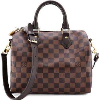 Louis Vuitton Speedy Bandouliere Bag Damier 25 satchel - Marron