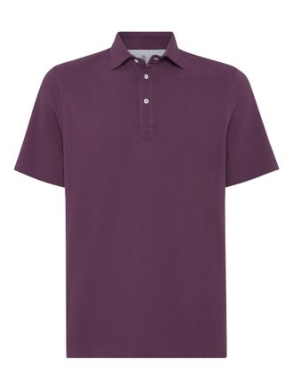 Brunello Cucinelli polo en coton - Violet