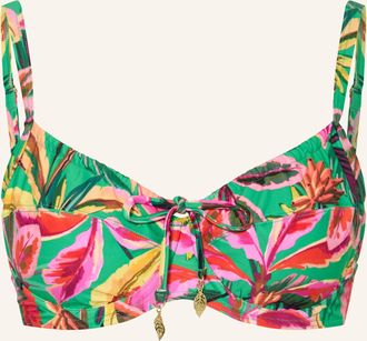Cyell Cyell B&uuml;gel-Bikini-Top Floral Forest gruen