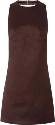 Elisabetta Franchi Femme, Robes, Brun, Taille: 40 FR Duchesse Mini Dress