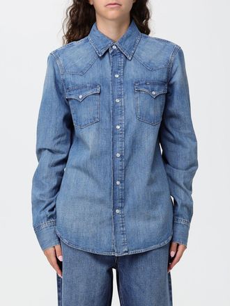 Polo Ralph Lauren Chemise en denim de coton avec poches appliqu&eacute;es