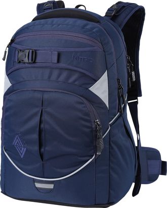 Nitro Superhero Schulrucksack, Rucksack, abnehmbarer Hüftgurt, robuste Bodenplatte, Thermotasche