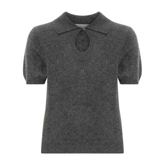 By Malene Birger Cashmere Top Talallia - - Knitwear - Damen - Grau - S