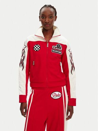 Pinko Sweatshirt Edgar 105273 A2MD Rot Regular Fit