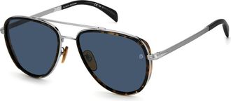 Eyewear by David Beckham Homme, Accessoires, Gris, Taille: 58 MM 7068/G/S Aviator Lunettes de soleil