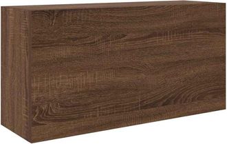 vidaXL Armoire murale de bain chêne marron 80x25x40 cm bois ingénierie - Vidaxl