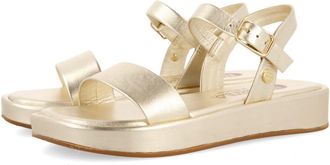 Gioseppo Damen Sheze Flache Sandale, Gold, 32 EU