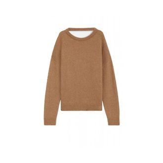 HUGO BOSS Femme, Pulls, Brun, Taille: 40 FR Maille Longue &agrave; Col Rond