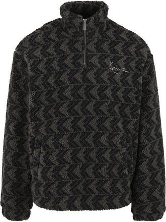 Karl Kani Sweater Karl Kani Metal Signature Monogram Teddy Troyer (1-tlg)