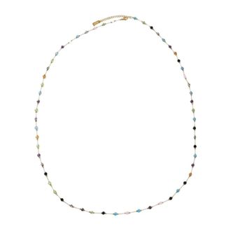 Dansk Copenhagen Eira Soft Waterproof 18K Gold Plated Long Necklace - Polished Stainless Steel - - Accessories - Damen - Gelb - ONE SIZE