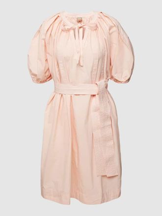 Boss Orange by Hugo Boss Knielanges Kleid mit Bindeg&uuml;rtel Modell Dumpa