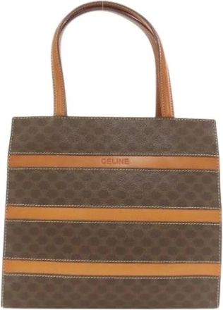 Celine Sac &agrave; main Macadam Pre-owned - Femme - Pre-owned - Brun - Taille: ONE Size
