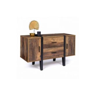 IDMarket Niedriges Sideboard 105 cm austria Holz Dornfuß