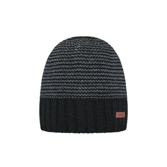 Barts Herren Davido Beanie-M&uuml;tze, Schwarz, One Size