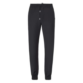 Philipp Plein Homme, Pantalons, Bleu, Taille: 6XL Wool Jogging Pantalons