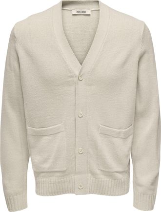Only & Sons Male Strickjacke ONSMAJOR Strickjacke