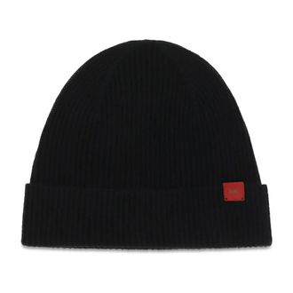Kiton Rippstrick-M&uuml;tze aus Merinowolle - - Accessories - unisex - Schwarzk - ONE SIZE