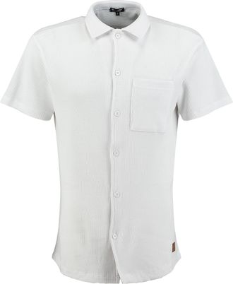 Key Largo Herren KLSIEGFRIED 1/2 Structure Hemd, White (1000), M