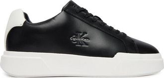 Calvin Klein Sneakers Chunky Cupsole Laceup Lth YM0YM01344 Schwarz