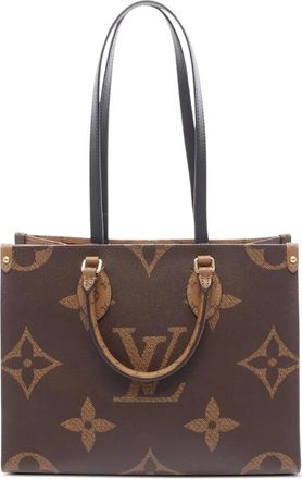 Louis Vuitton sac à bandoulière Giant OnTheGo MM (2021-2025) - Marron
