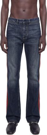 Gucci Flared 5 Pocket Jeans with Web