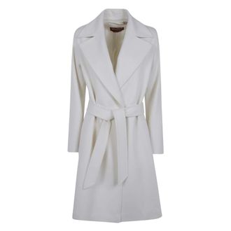 Max Mara Dravenna Iconi Classic Coat - - Coats - Damen - Wei&szlig; - 2XS
