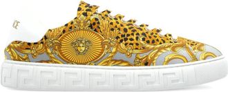 Versace Low-Top Sneaker - Sneakers Goldgreen - Gr. 37,5 (EU) - in Gr&uuml;n - f&uuml;r Damen