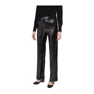 Benetton Weite Hosen - - Trousers - Damen - Schwarzk - XS