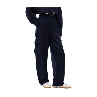 Pinko Pinko - Caldaro Pantalons - Femme - Pantalons - Bleu - Taille: 36 FR