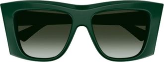 Bottega Veneta Femme, Accessoires, Vert, Taille: ONE Size Nouvelles Lunettes de Soleil Classiques