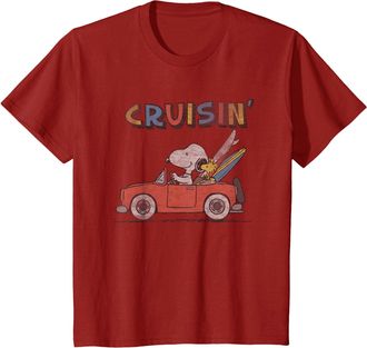 Peanuts Snoopy and Woodstock Cruisin T-Shirt