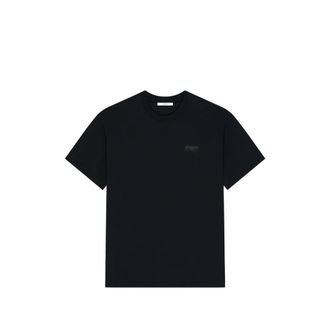 Givenchy T-shirt In Cotton With Givenchy Paris Gros Grain