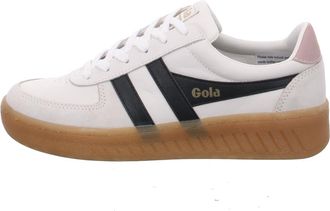 Gola Unisex Grandslam Elite Sneaker, White/Black/Chalk Pink/Gum, 42 EU