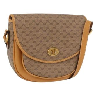 Gucci Pre-owned Vintage Micro Small GG Canvas Schultertasche - - Pre-owned - Damen - Beige - ONE SIZE