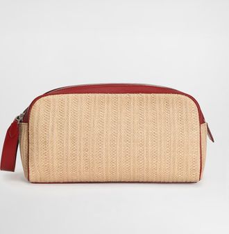 Dolce & Gabbana Kulturtasche Essenza Aus Raffia - Mann Brieftaschen Und Clutches Mehrfarbig Onesize
