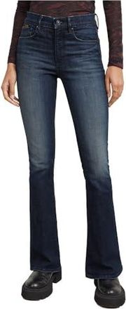 G-Star RAW Jean 3301 Flare Femme Jeans, Bleu (Worn In Aurora D21290-d634-g809), 26W / 30L