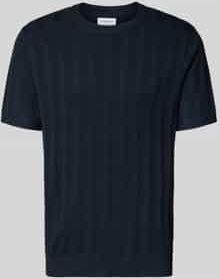 Lindbergh Strickshirt aus Viskose-Mix mit Rundhalsausschnitt