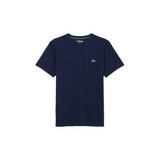 Lacoste T-shirt Sport Ultra Dry crocodile graphique bleu mar
