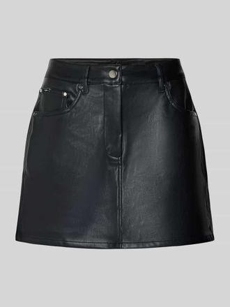 Calvin Klein Jeans Minirock in Leder-Optik